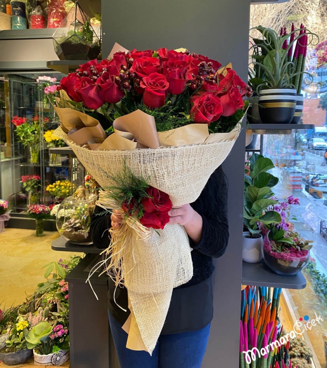 İsteme Buketi, Gül Buket, Nişan Çiçeği, Sevgiliye Güller